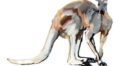 Roo de Mark Adlington - Reproduction d'art haut de gamme