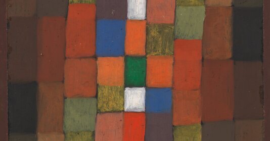 Gradation Statique-Dynamique de Paul Klee - Reproduction dessin aquarelle