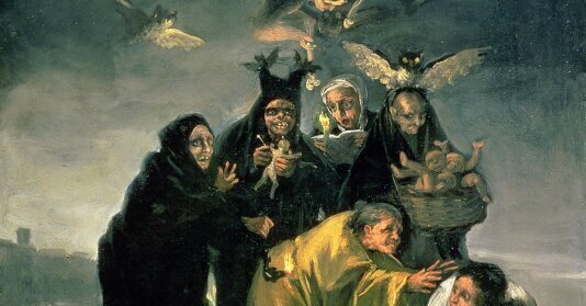 Le Sabbat des sorcières de Francisco de Goya - Reproduction tableau
