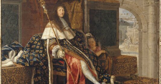 Louis XIV "protecteur de l'Académie Royale de Peinture et de Sculpture ...