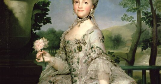 Portrait de Marie-Louise de Bourbon (1751-1819) de Anton Raphaël Mengs ...