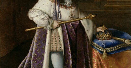 Portrait of Louis XIV de anonyme - Reproduction tableau