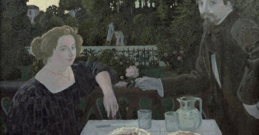 Marthe et Maurice Denis de Maurice Denis - Reproduction tableau