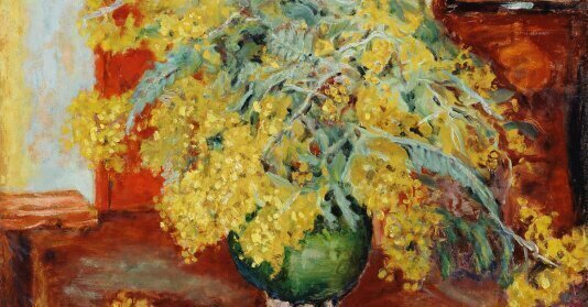 Mimosas de Pierre Bonnard - Reproduction tableau