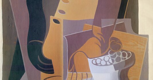 Pierrot de Juan Gris - Reproduction tableau
