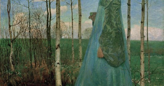 Printemps de Heinrich Vogeler - Reproduction tableau