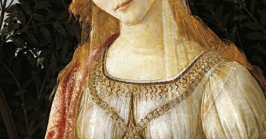 Détail de Printemps de Sandro Botticelli - Reproduction peinture