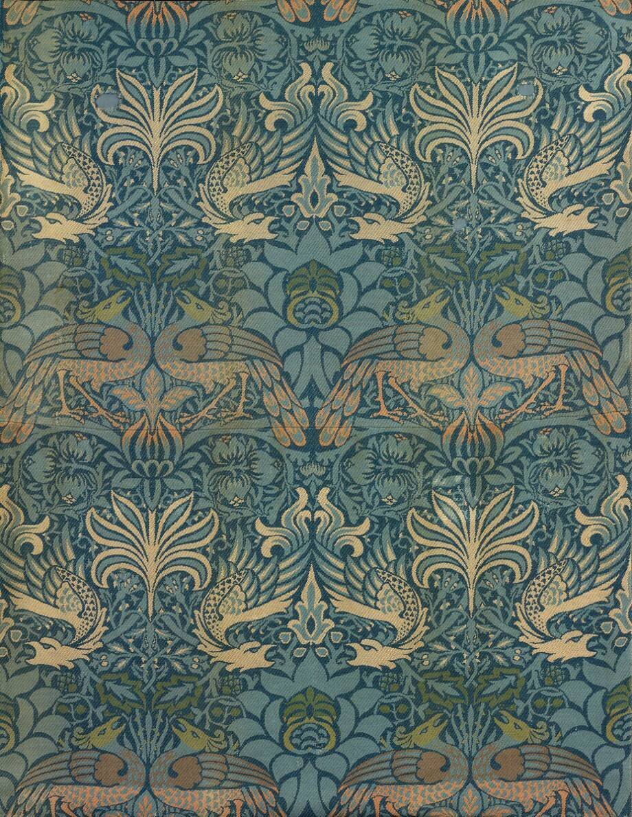 Peacock and Dragon de William Morris - Reproduction d'art haut de gamme