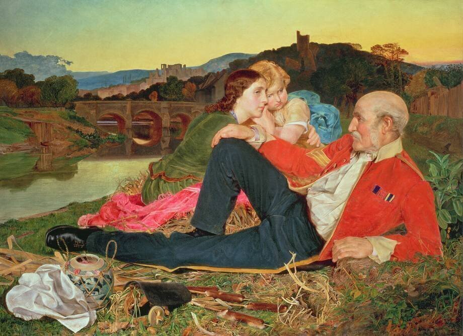 Autumn de Frederick Sandys - Reproduction tableau