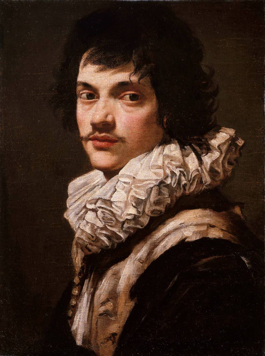Portrait de jeune homme de Simon Vouet - Reproduction tableau
