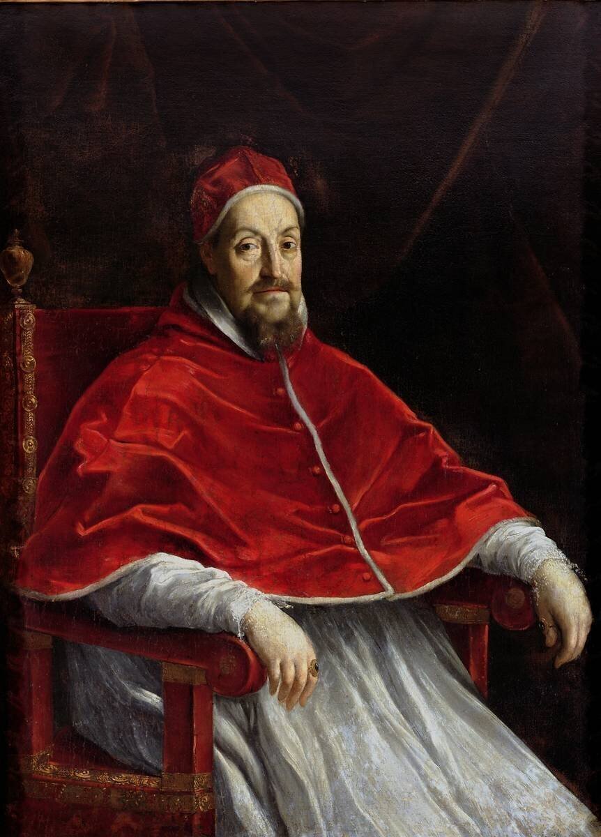 Portrait du Pape Grégoire XV (1554-1623) de Guido Reni - Reproduction ...